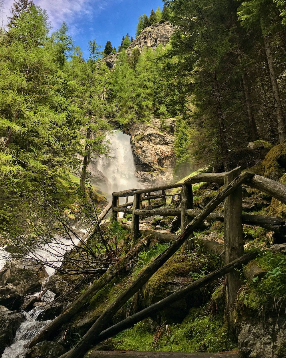 Giro alle cascate del Saènt, spettacolo puro in Val di Rabbi
