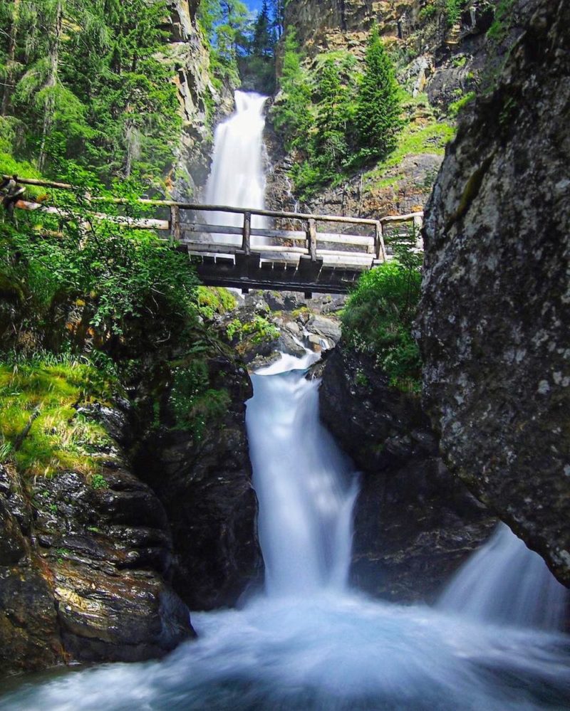 Giro alle cascate del Saènt, spettacolo puro in Val di Rabbi